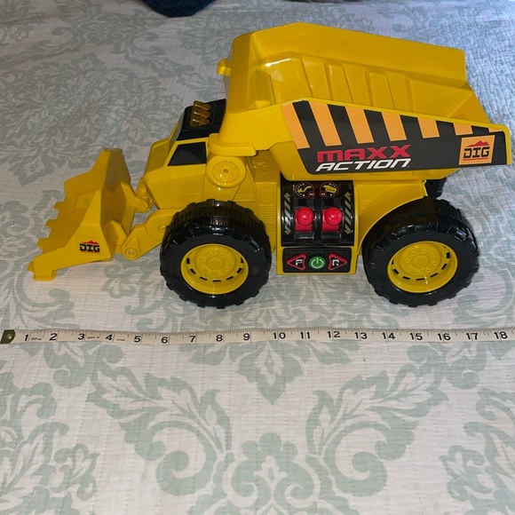 Toys | Maxx Action Dig Rig Dump Truck Front End Loader | Poshmark